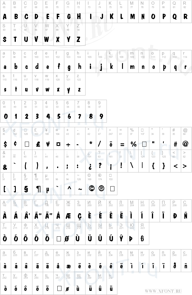 DawnCastle Bold | XFont.ru - шрифты, скачать шрифт бесплатно