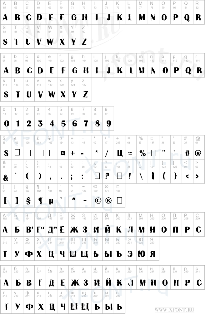 a_AlbionicTitulBrk Bold | XFont.ru - шрифты, скачать шрифт бесплатно