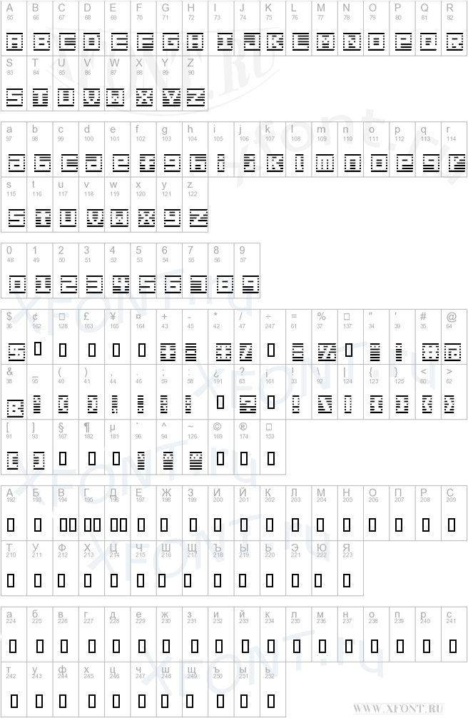 border7alp | XFont.ru - шрифты, скачать шрифт бесплатно