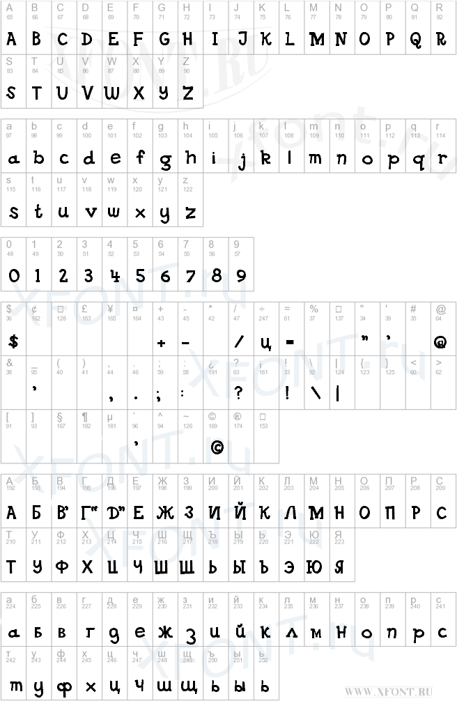 DS Goose | XFont.ru - шрифты, скачать шрифт бесплатно