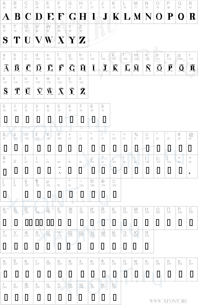 decadence itd condensed marquee | XFont.ru - шрифты, скачать шрифт бесплатно