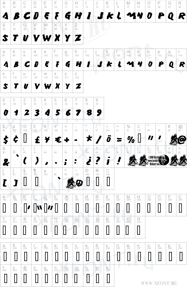 Gamera | XFont.ru - шрифты, скачать шрифт бесплатно
