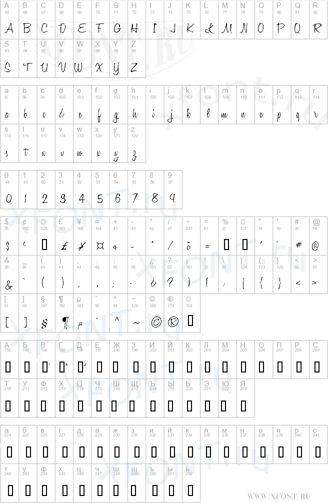 Honey Script Light | XFont.ru - шрифты, скачать шрифт бесплатно