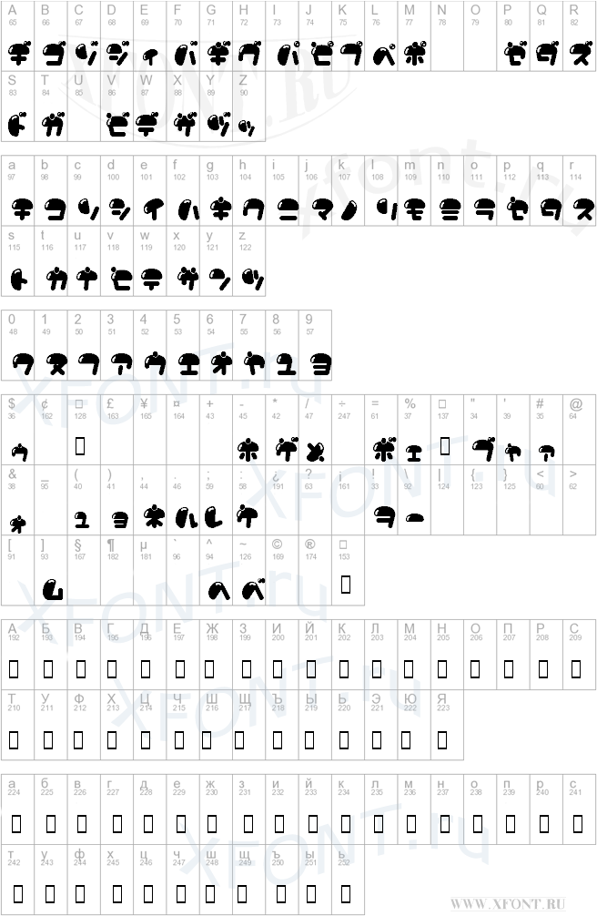 Nikukyu | XFont.ru - шрифты, скачать шрифт бесплатно