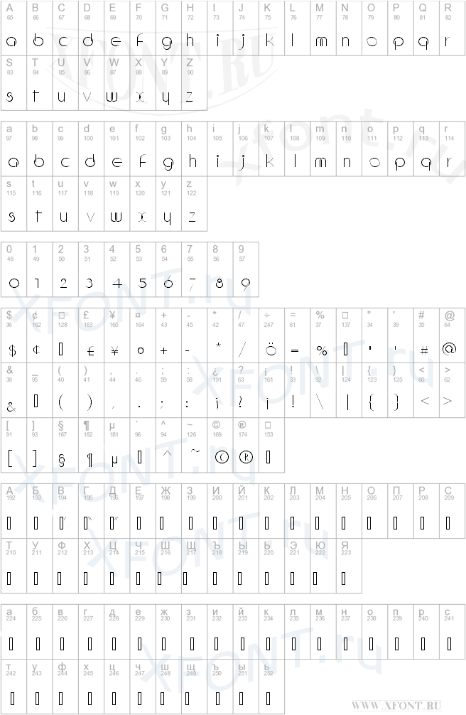 CircleD | XFont.ru - шрифты, скачать шрифт бесплатно