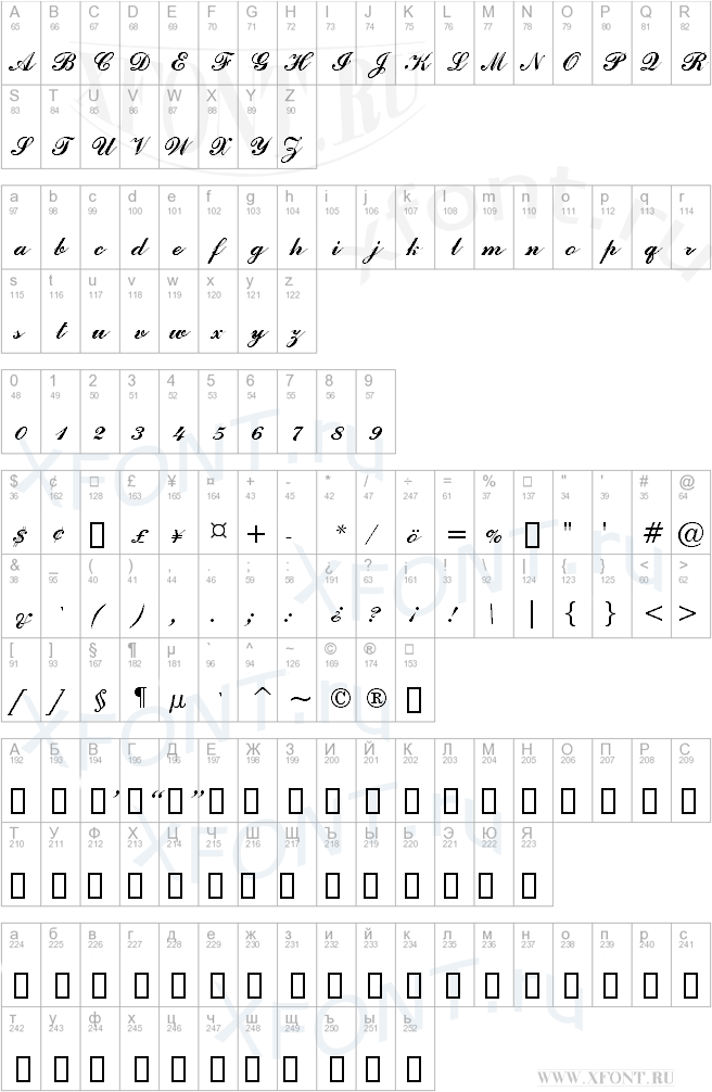 Commercial Script BT | XFont.ru - шрифты, скачать шрифт бесплатно