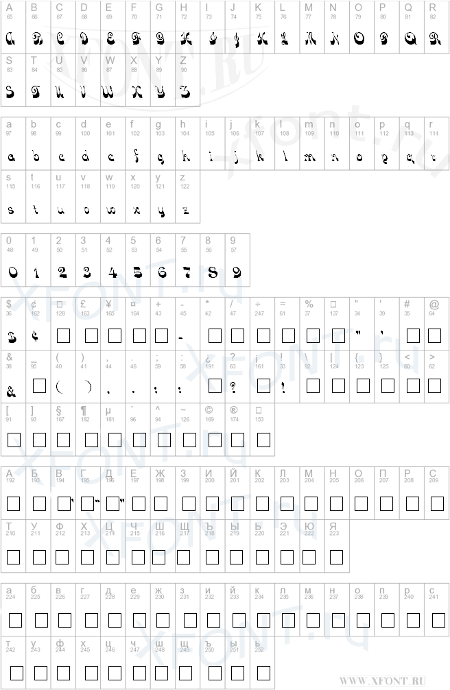 DownWind | XFont.ru - шрифты, скачать шрифт бесплатно