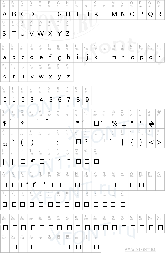 Nova Normal | XFont.ru - шрифты, скачать шрифт бесплатно