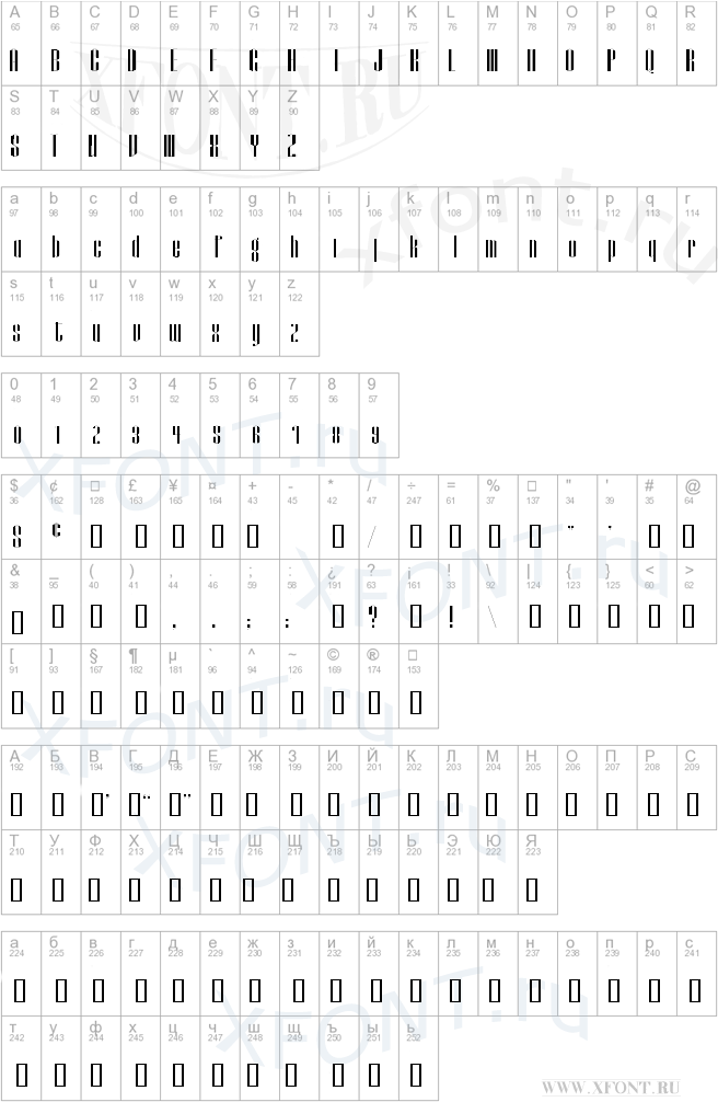 Papercut | XFont.ru - шрифты, скачать шрифт бесплатно