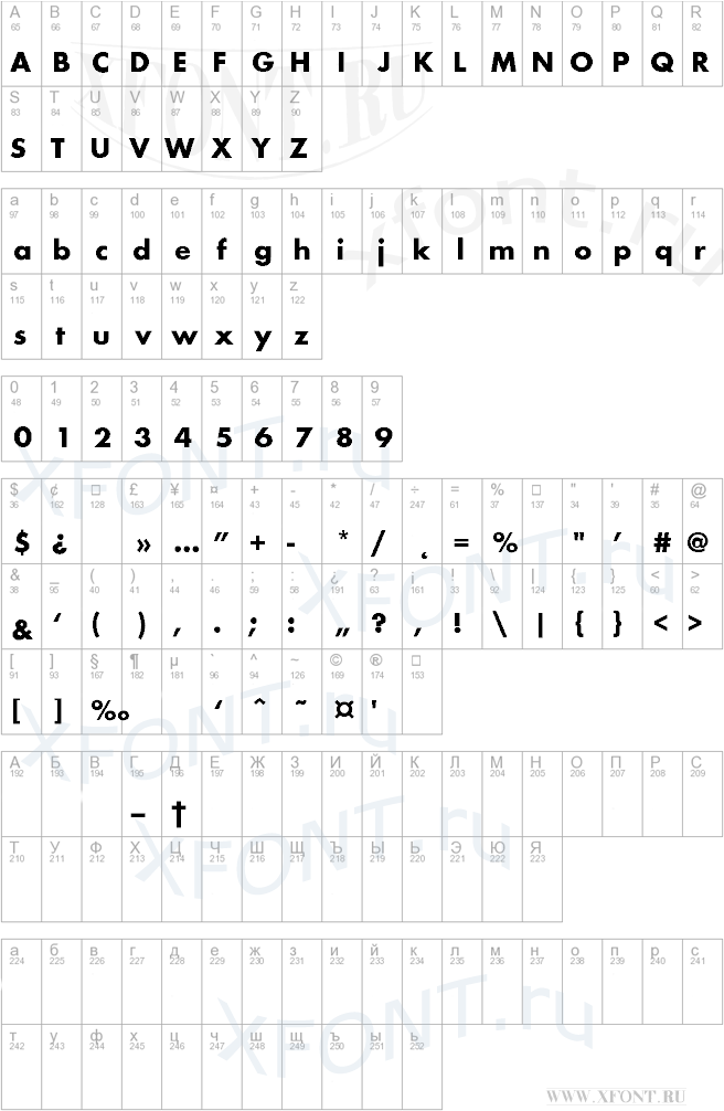 Fusion-Bold | XFont.ru - шрифты, скачать шрифт бесплатно