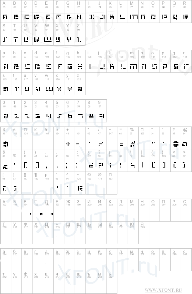 Missile Man | XFont.ru - шрифты, скачать шрифт бесплатно
