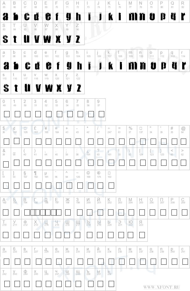 Mark | XFont.ru - шрифты, скачать шрифт бесплатно
